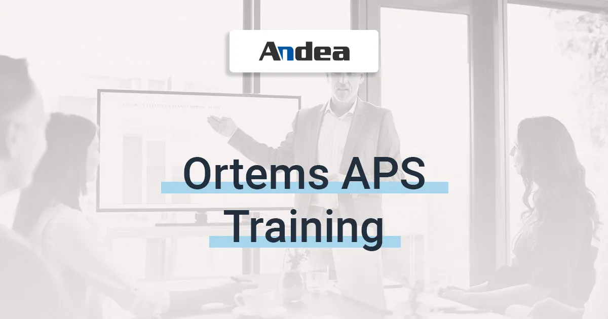 DELMIA Ortems APS Training Optimize Production Planning